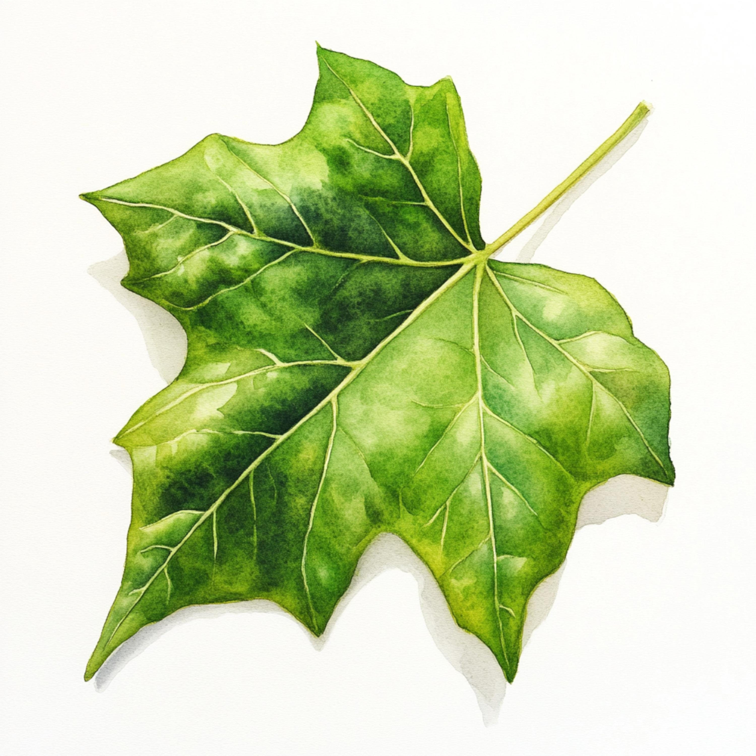 Printable Ivy Leaf Decor, Watercolor 10 Images, Ivy Botanical Art ...