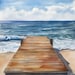 10 Printable Sea Landscape, Sea Desk Beach Watercolor Art, Athlantic ...