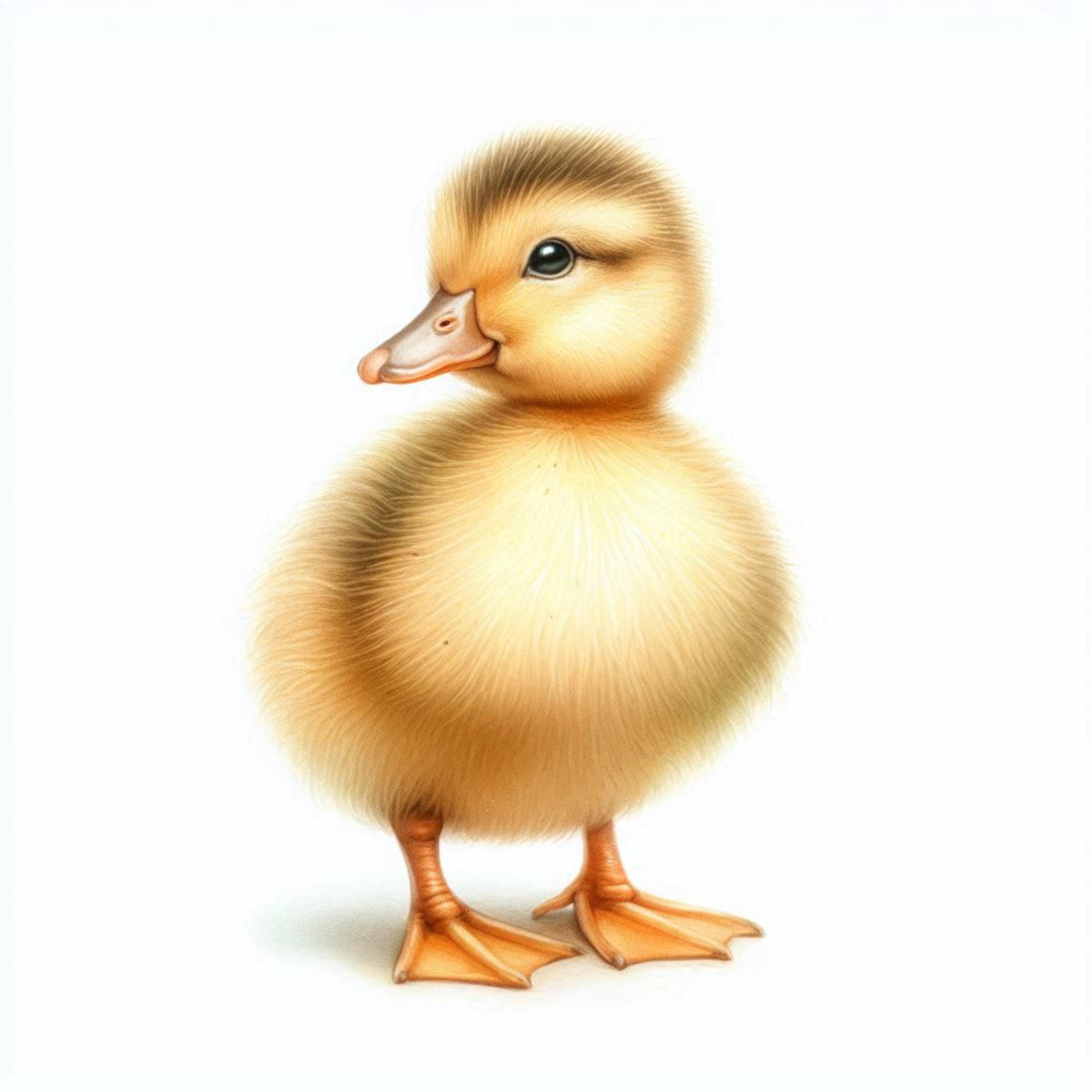 Printable Little Duck, Watercolor Baby Duck, 10 Cute Clipart, Printable ...