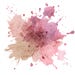 10 Printable Watercolor Abstract Splatter, Watercolor Pink Beige ...