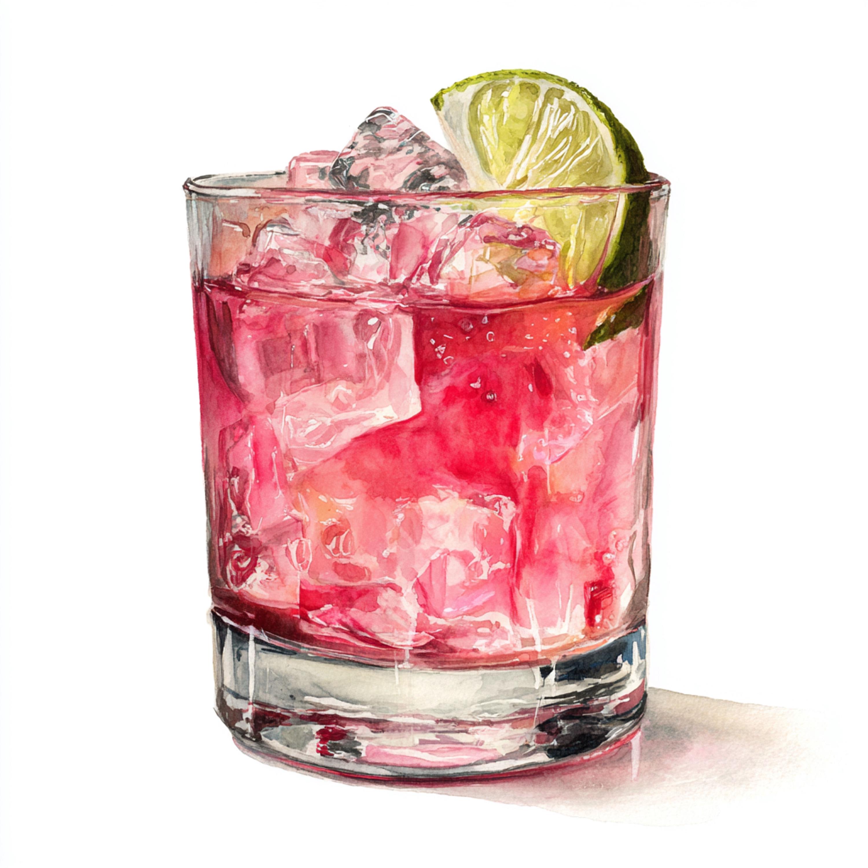 12 Printable Pink Cocktail, Watercolor Images, Girl Cocktailart ...
