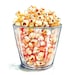 10 Printable Popcorn Art, Watercolr Popcorn, Popcorn in Bowl Decor ...