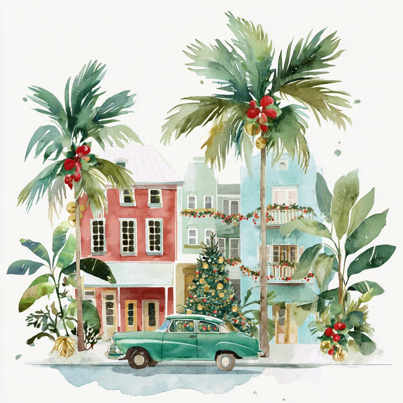 Florida Christmas - Etsy