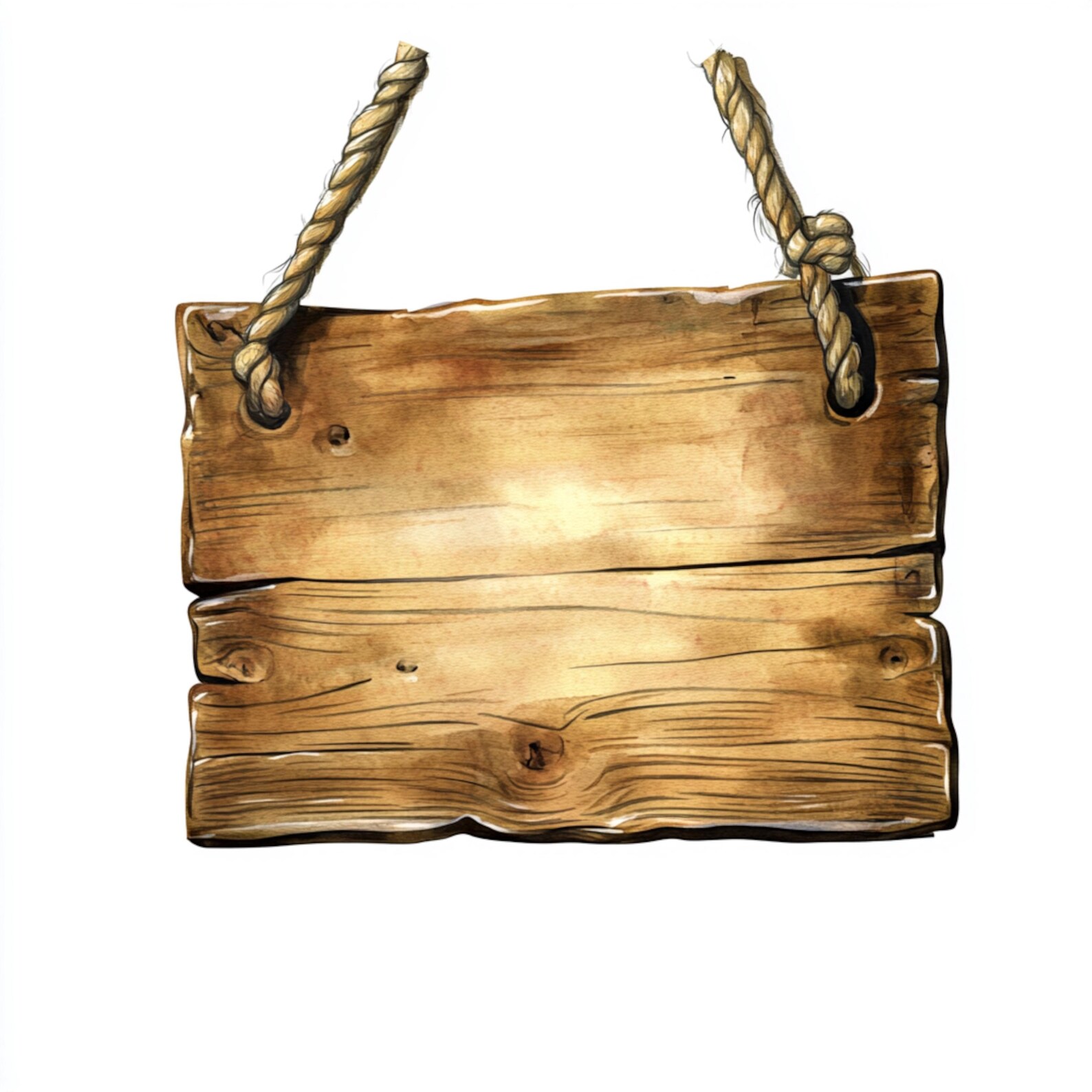 Printable Wooden Sign, Watercolor 10 Images, Wooden Sign Art, Rustic ...