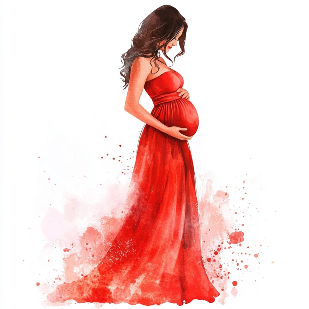 10 Printable Pregnant, Pregnant Woman Art, Beautiful Woman Clipart ...
