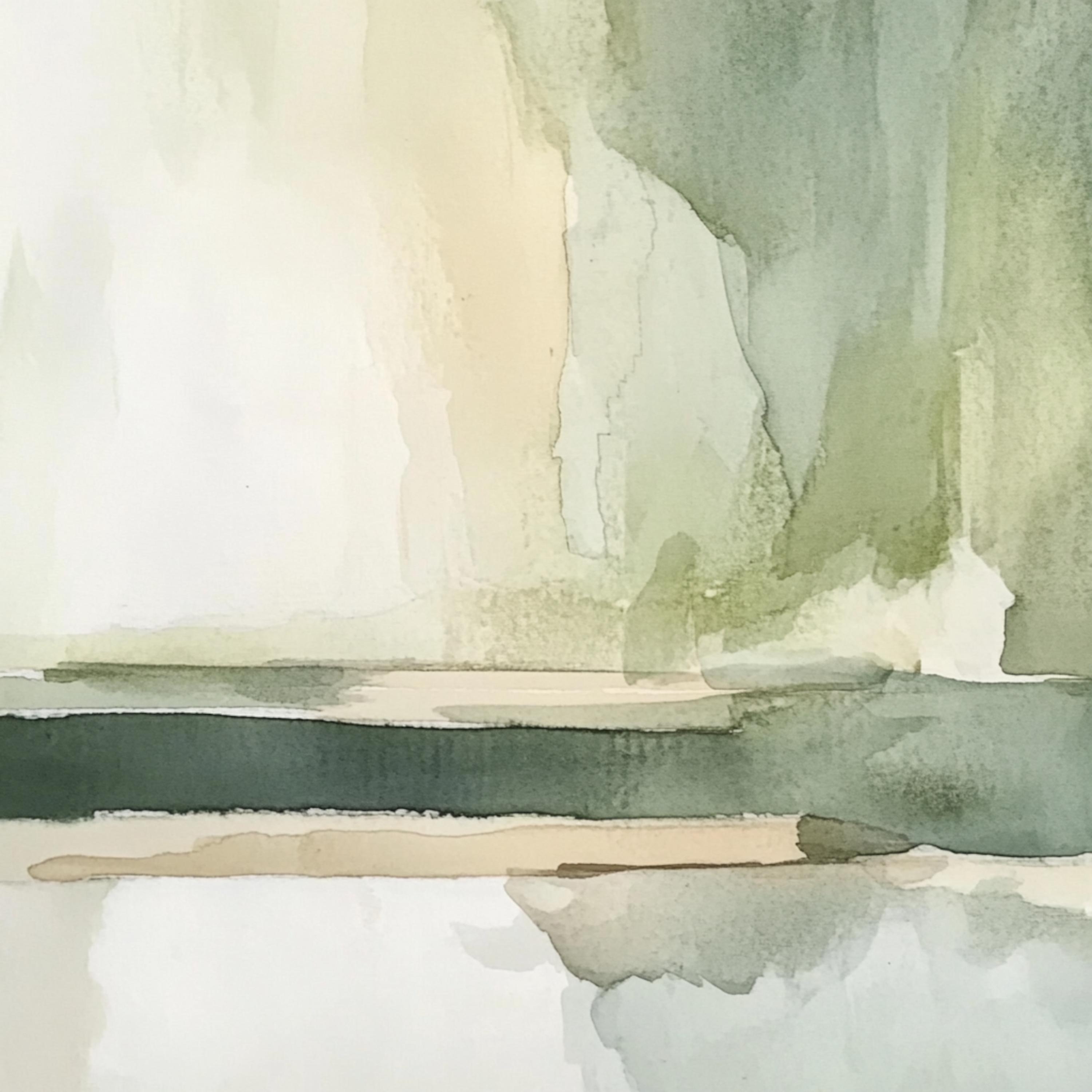 10 Printable Watercolor Abstract Neutral Landscape, Watercolor Sage ...