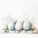 Printable Easter Decor 10 Clipart, Watercolor Easter Eggs Art ...