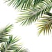 Printable Palm Leaves Decor, Watercolor 10 Images, Palm Leaves ...