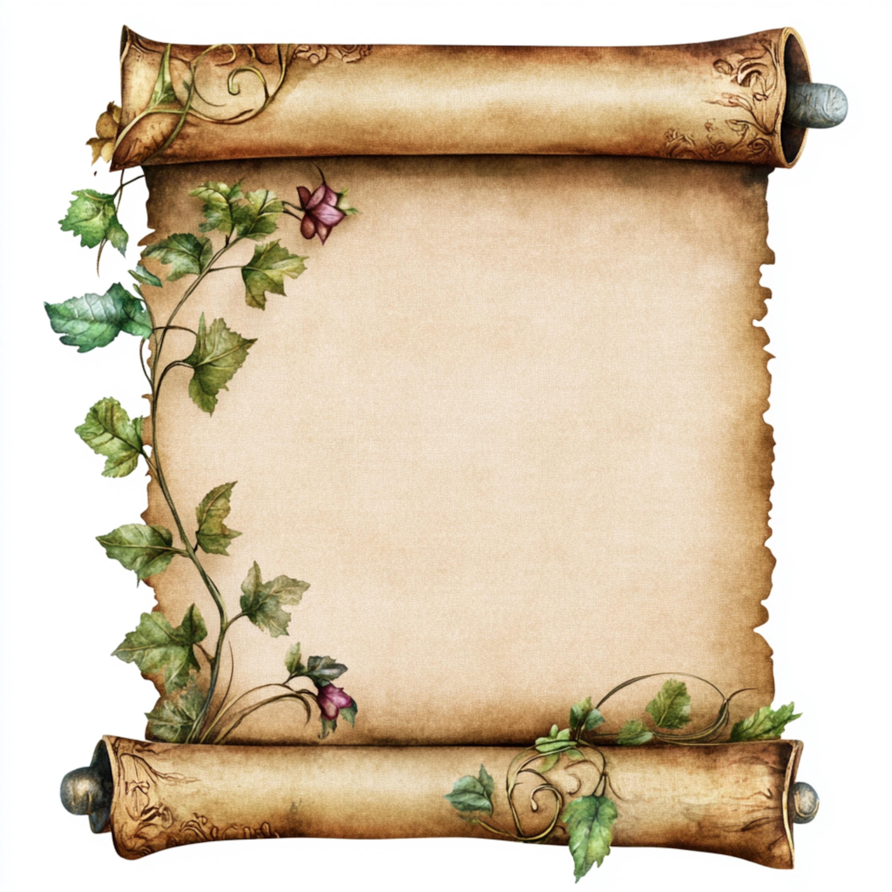 10 Medieval Scroll Clipart, Vintage Scroll, High Quality Pngs ...