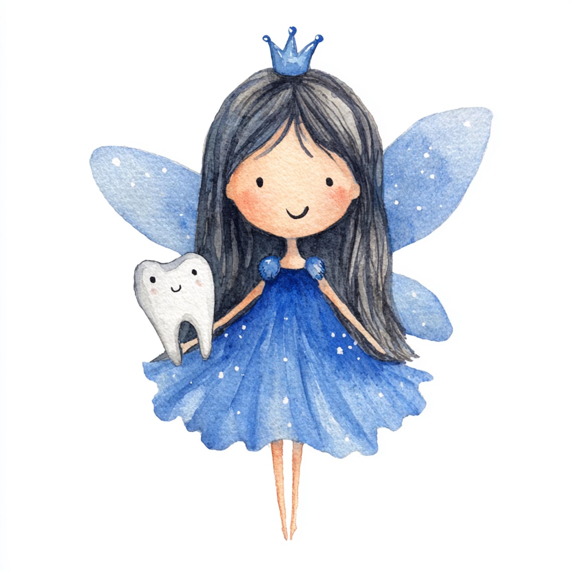 10 Printable Tooth Fairy Clipart, Tooth Fairy With Tooth, Charming and ...