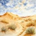 10 Printable Desert Landscape, Watercolor Desert Art, Desert Clipart ...
