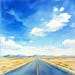 10 Printable Empty Road, Watercolor Road, Empty Big Road Art, Paper ...