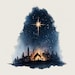 12 Printable Bethlehem Star, Christmas Religious, Bethlehem Star Night ...