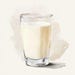 10 Printable Glass of Milk Art, Watercolor Milk, Healthy Food Decor ...