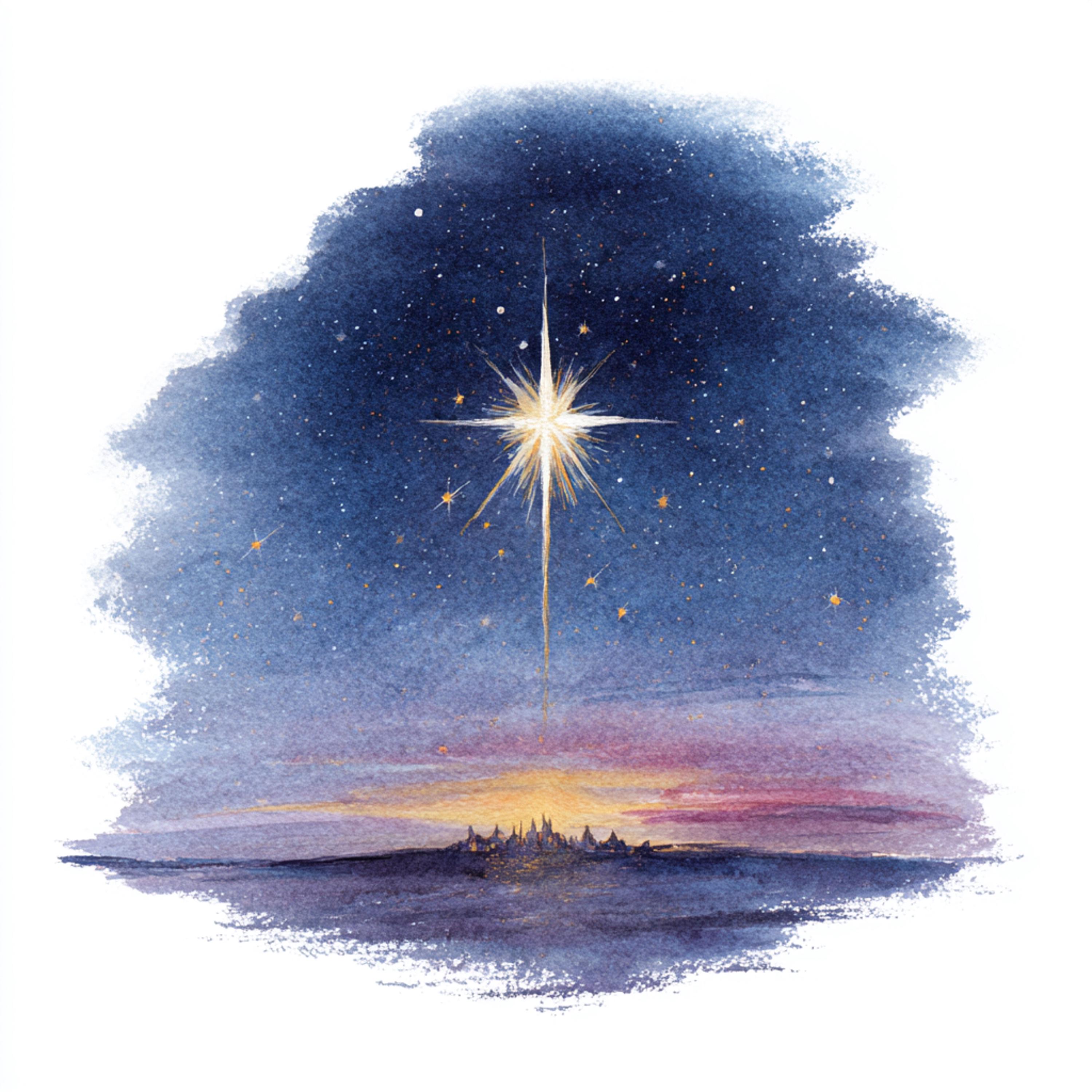 12 Printable Bethlehem Star, Christmas Religious, Bethlehem Star Night ...