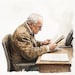 Printable Elderly Reading Man, Elderly Man Sitting With Book ...