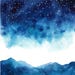 10 Printable Star Night Art, Watercolor Star Night Sky, Cartoon Star ...