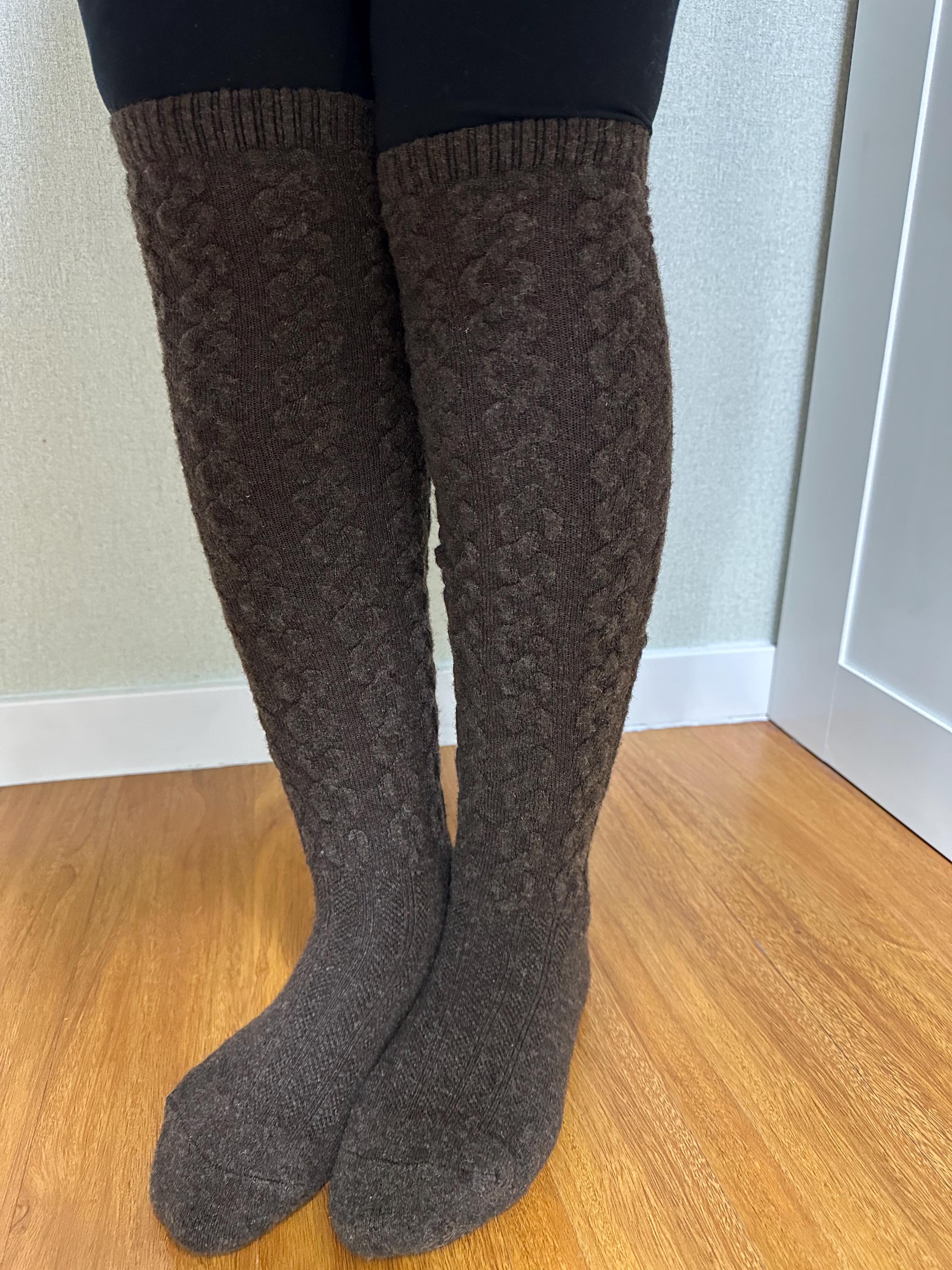 Pure Organic Wool Knee-high Socks: Cozy, Warm, Soft Sock - Etsy