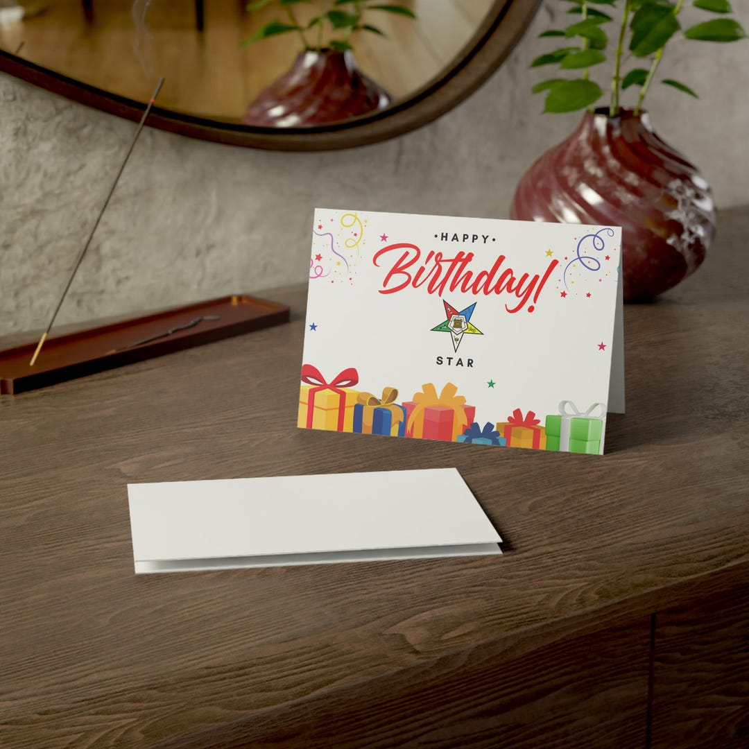 Birthday Card Order of Eastern Star Birthday Card for Her OES Card for ...