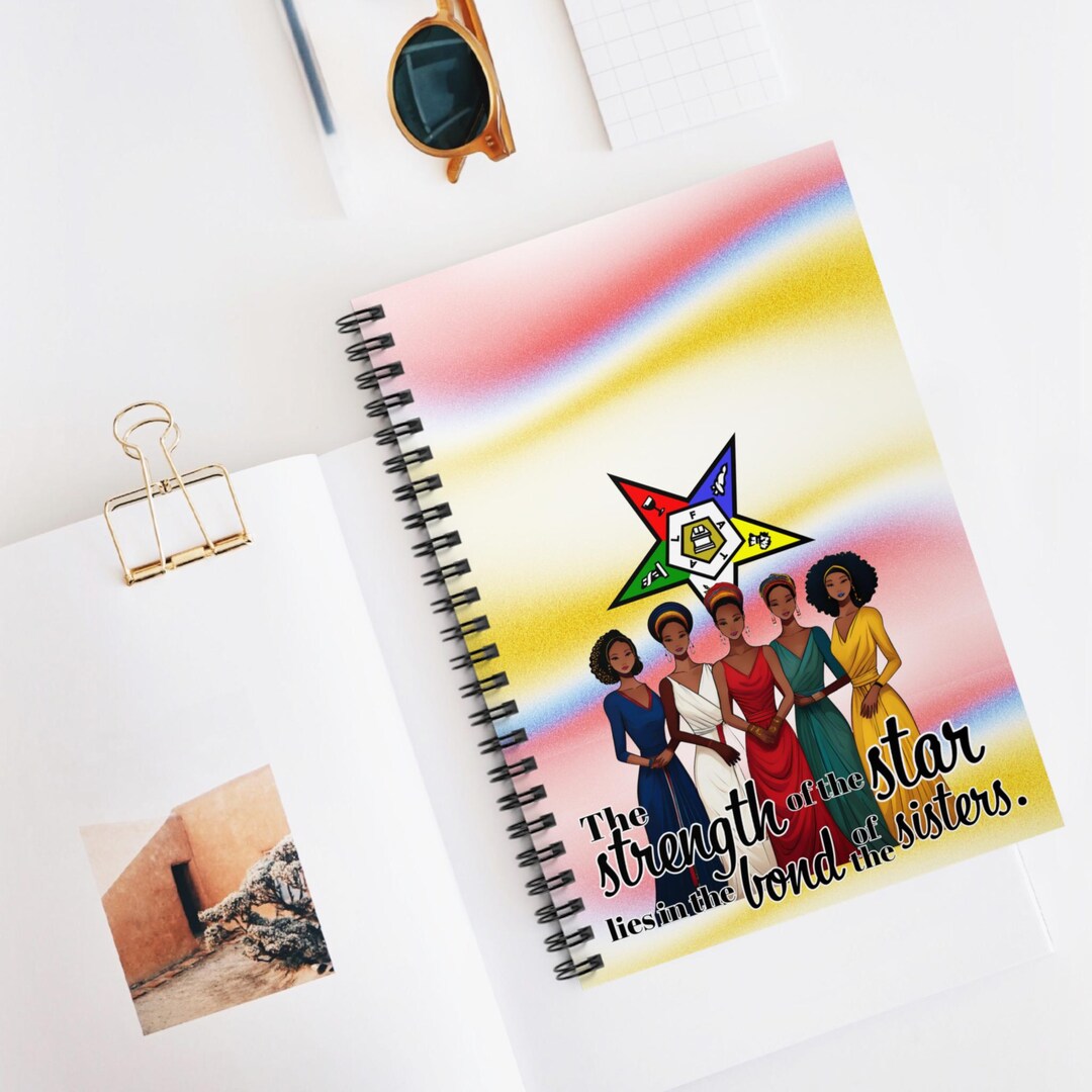 Order of Eastern Star Journal Spiral Notebook Ruled Line Journal OES ...