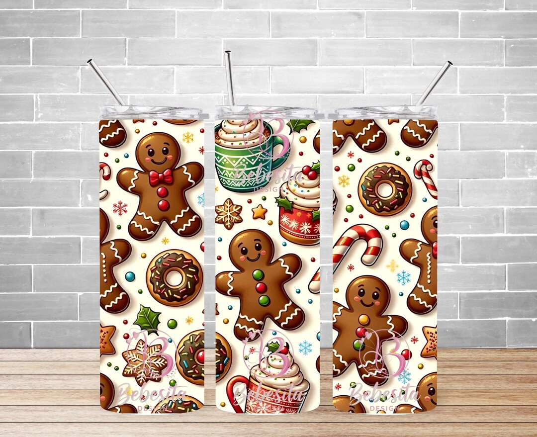 Ginger Wrap PNG 20 Oz Skinny Tumbler - Etsy