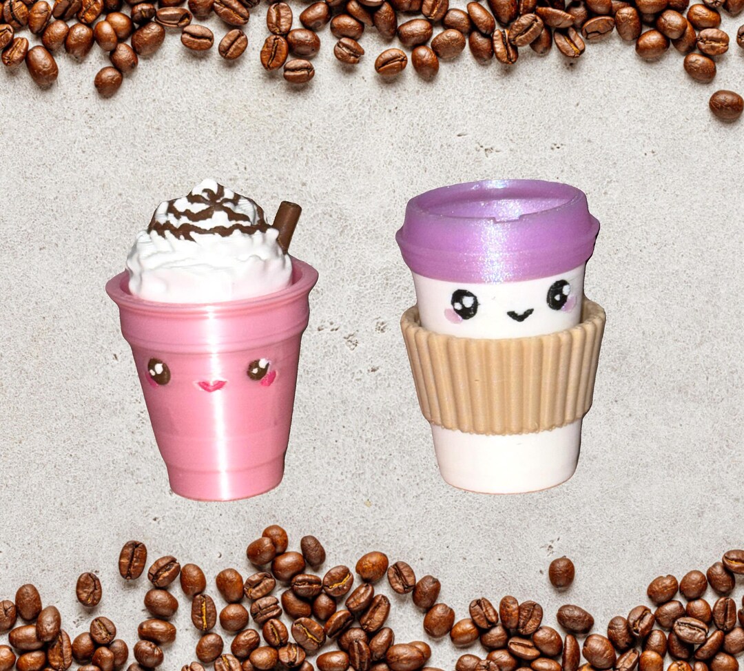 3D Printed Coffee and Frappe Clickers - Etsy