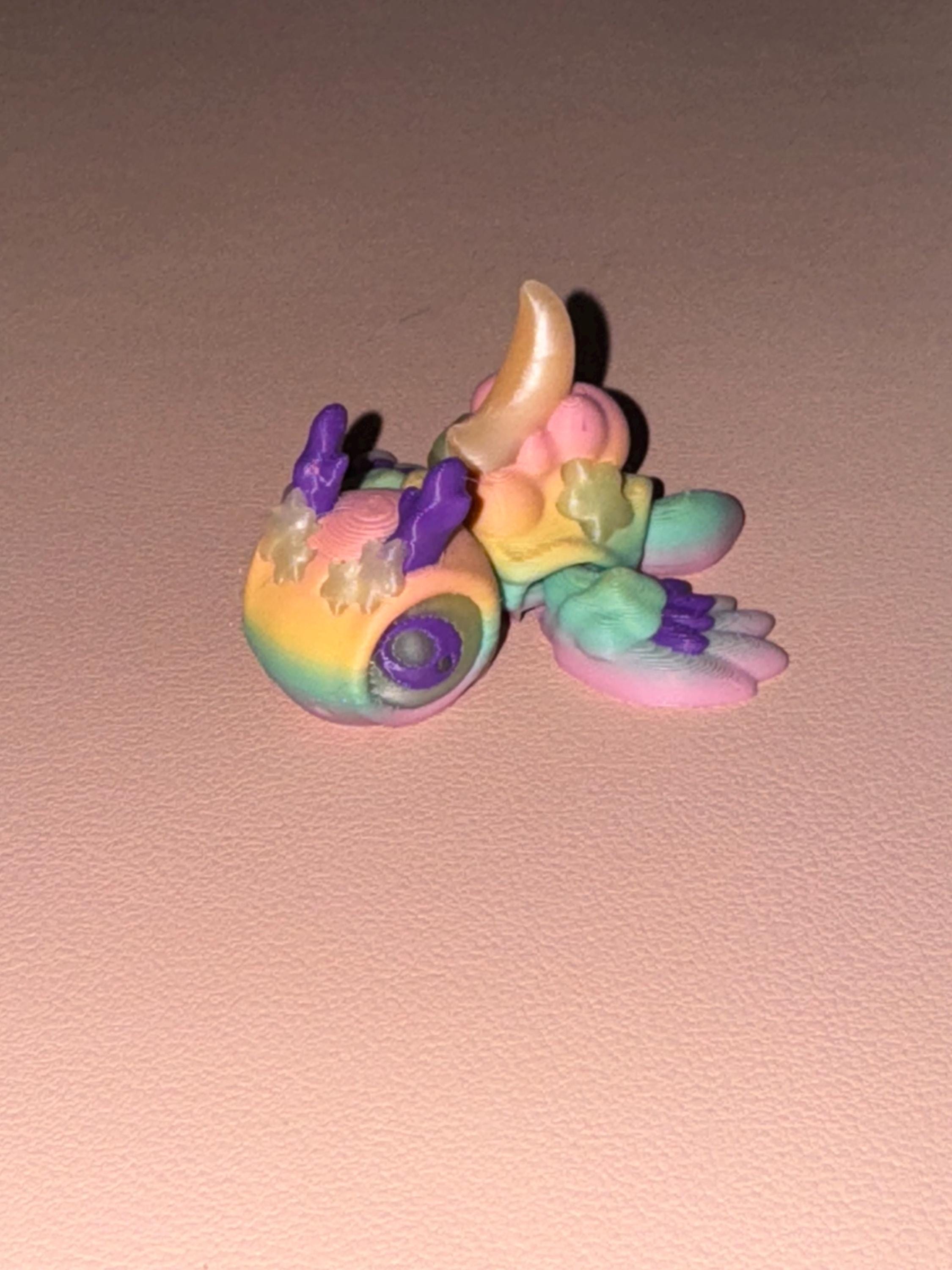 3D Printed Turtles Dream Floral Spider Glow Fidget Articulated - Etsy