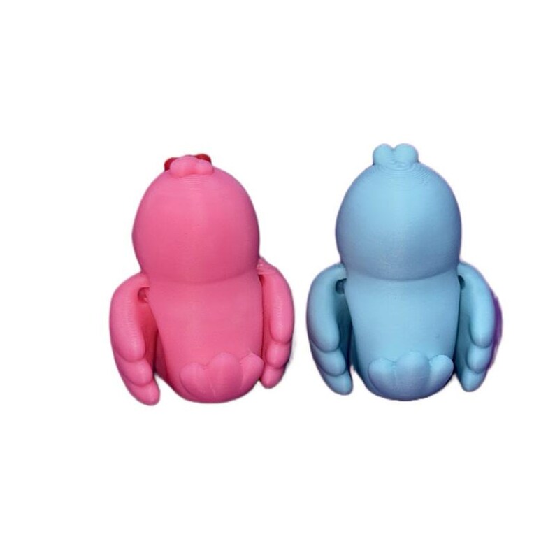 3D Printed Articulated Love Birds Fidget Set - Stress Relief - Etsy