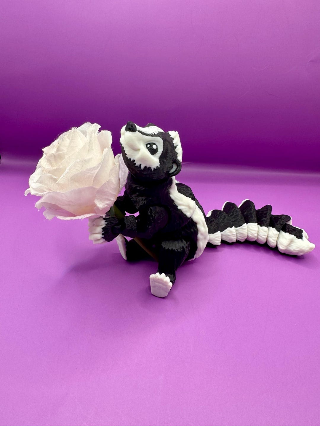 3D Printed Articulated Skunk Fidget - Stress Relief Plaything - Etsy