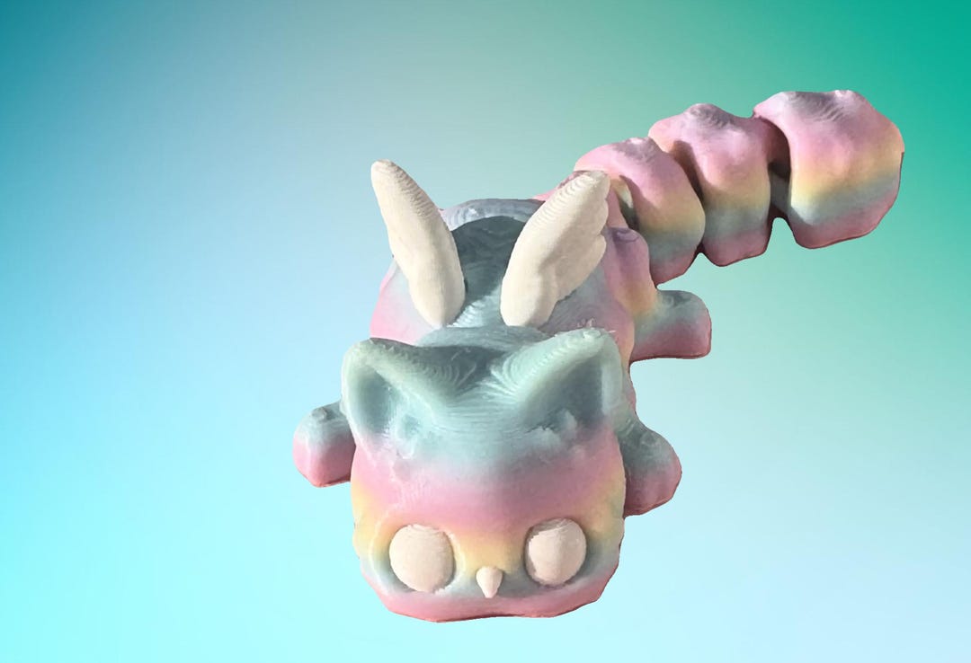 3D Printed Meowl Kitty Cat Owl Articulated Fidget - Etsy