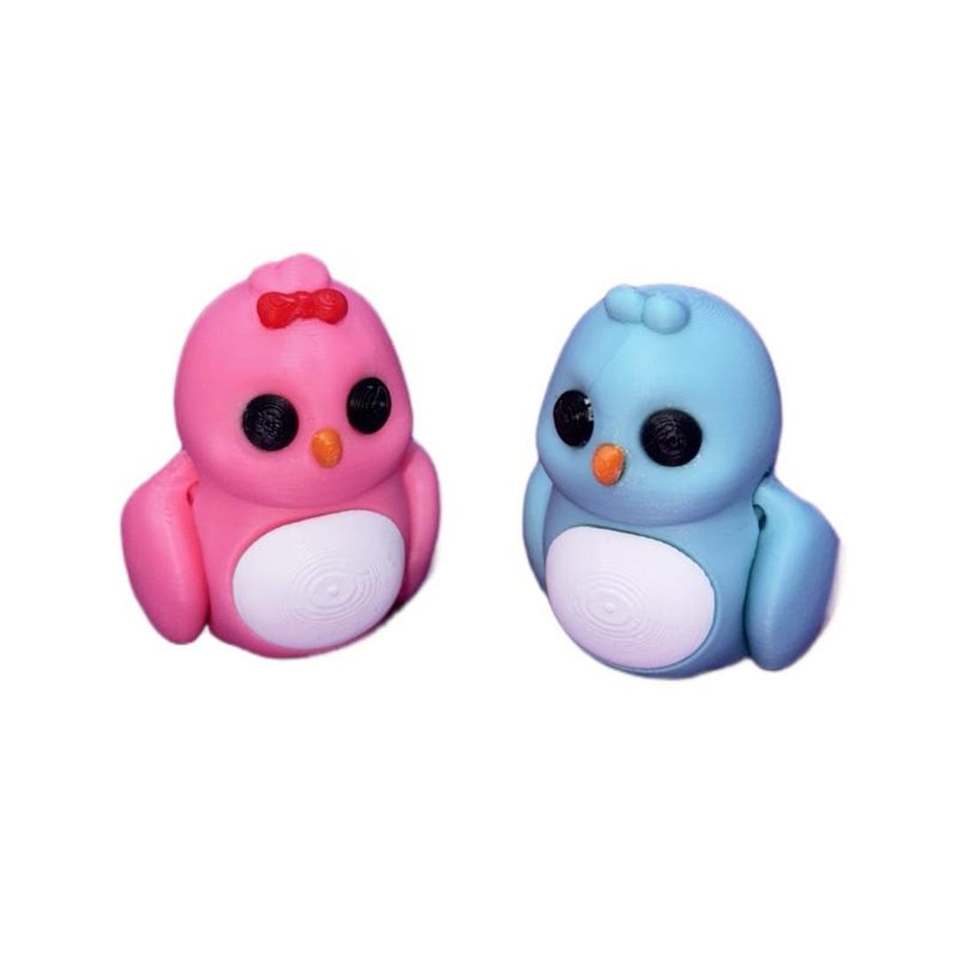 3D Printed Articulated Love Birds Fidget Set - Stress Relief - Etsy