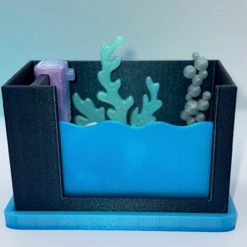 3D Printed Articulated Shrimp Tank: Aquarium Fidget T - Etsy