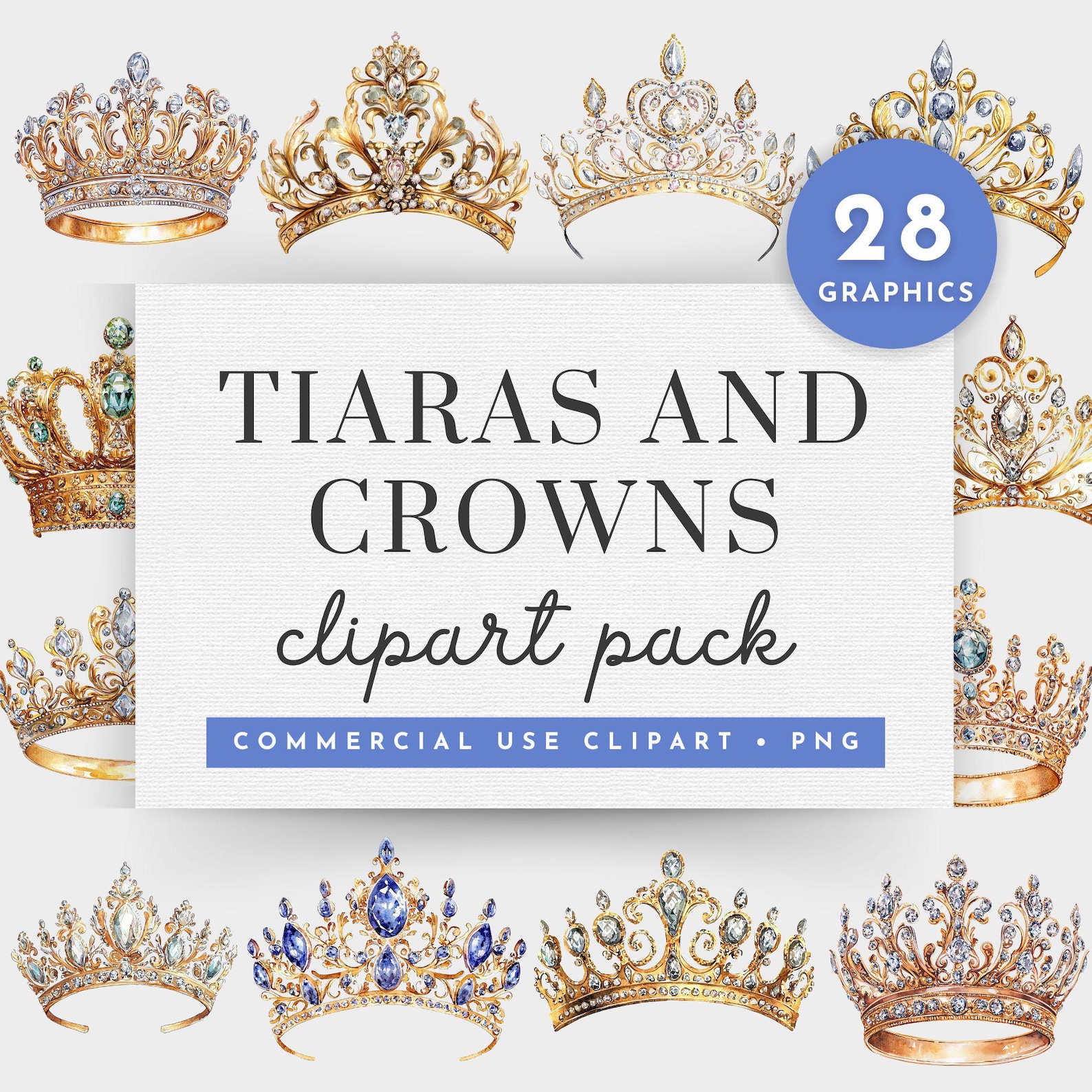 Gold Tiara Clipart, Tiaras and Crowns Clipart, Princess Tiara Clipart ...