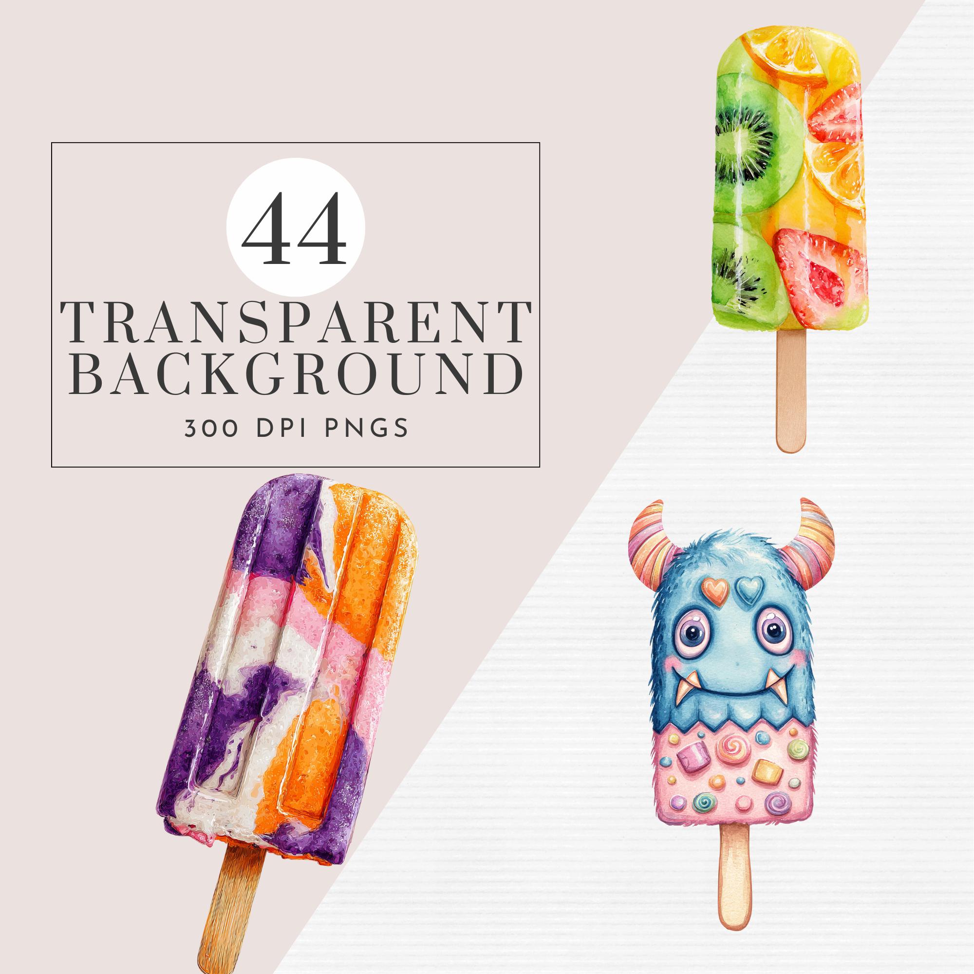 Popsicle Stick Clipart, Popsicle Designs PNG, Pool Party Clipart Bundle ...