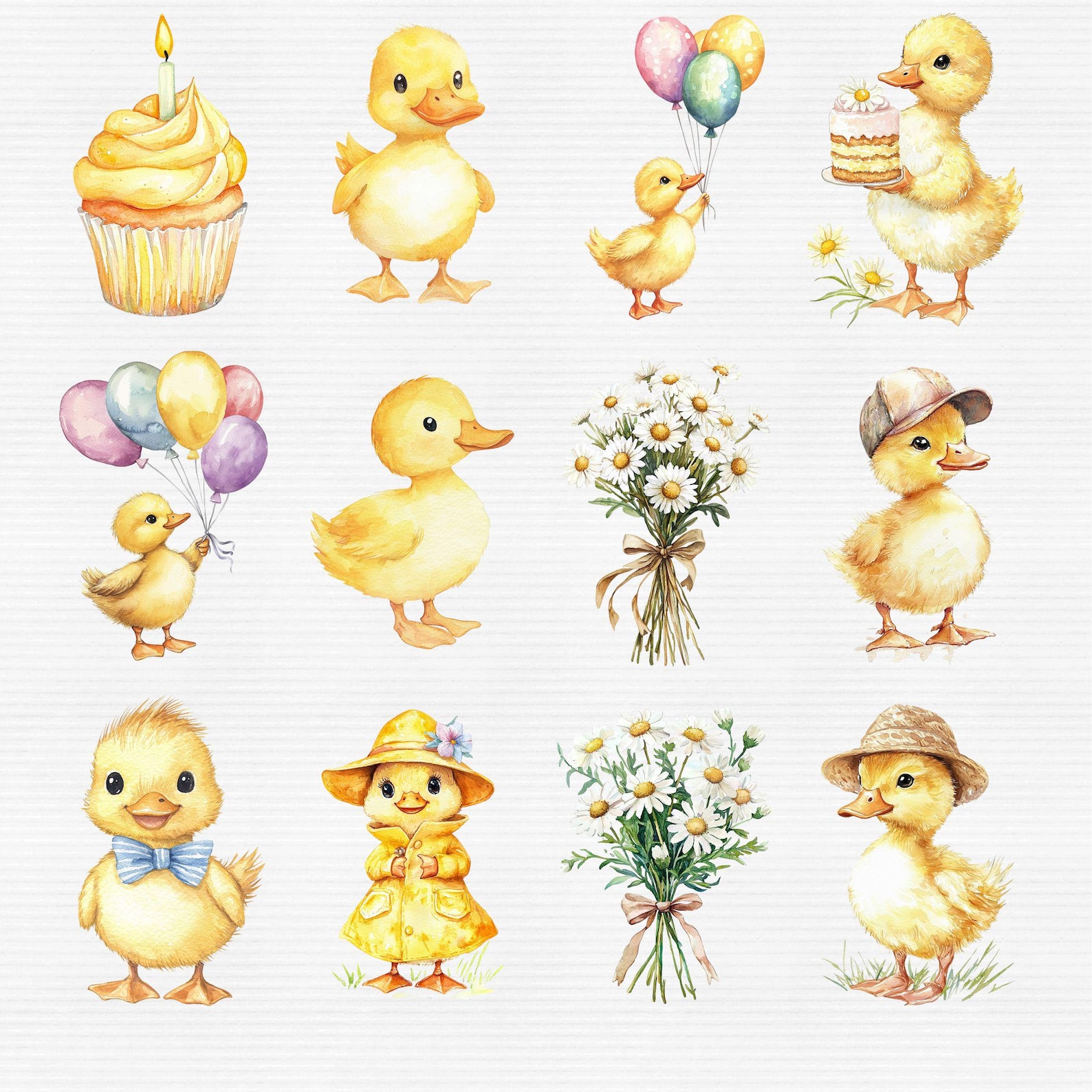 Lucky Duck Clipart, Yellow Duck Clipart, One Lucky Duck, Cute Ducks ...