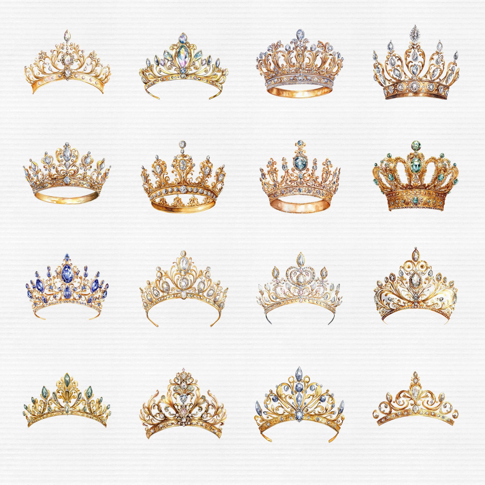 Gold Tiara Clipart, Tiaras and Crowns Clipart, Princess Tiara Clipart ...