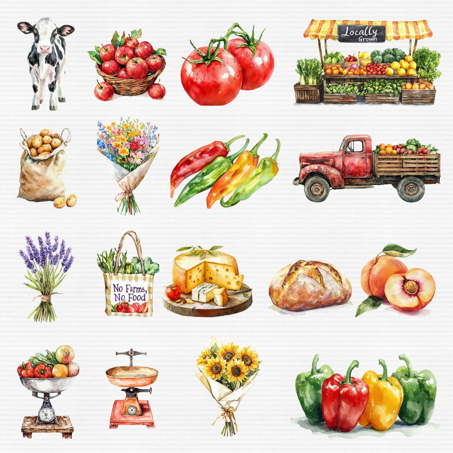 Farmers Market Stand Clipart, Farm Stand Clipart, Support Your Local ...