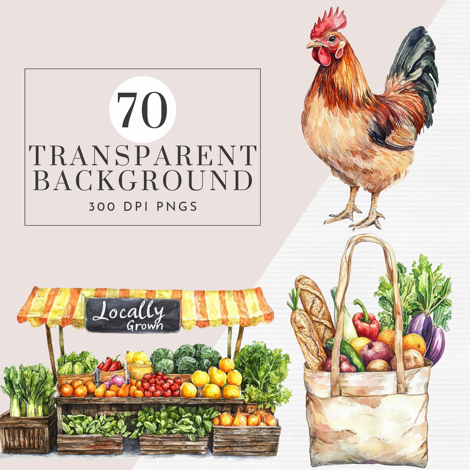 Farmers Market Stand Clipart, Farm Stand Clipart, Support Your Local ...