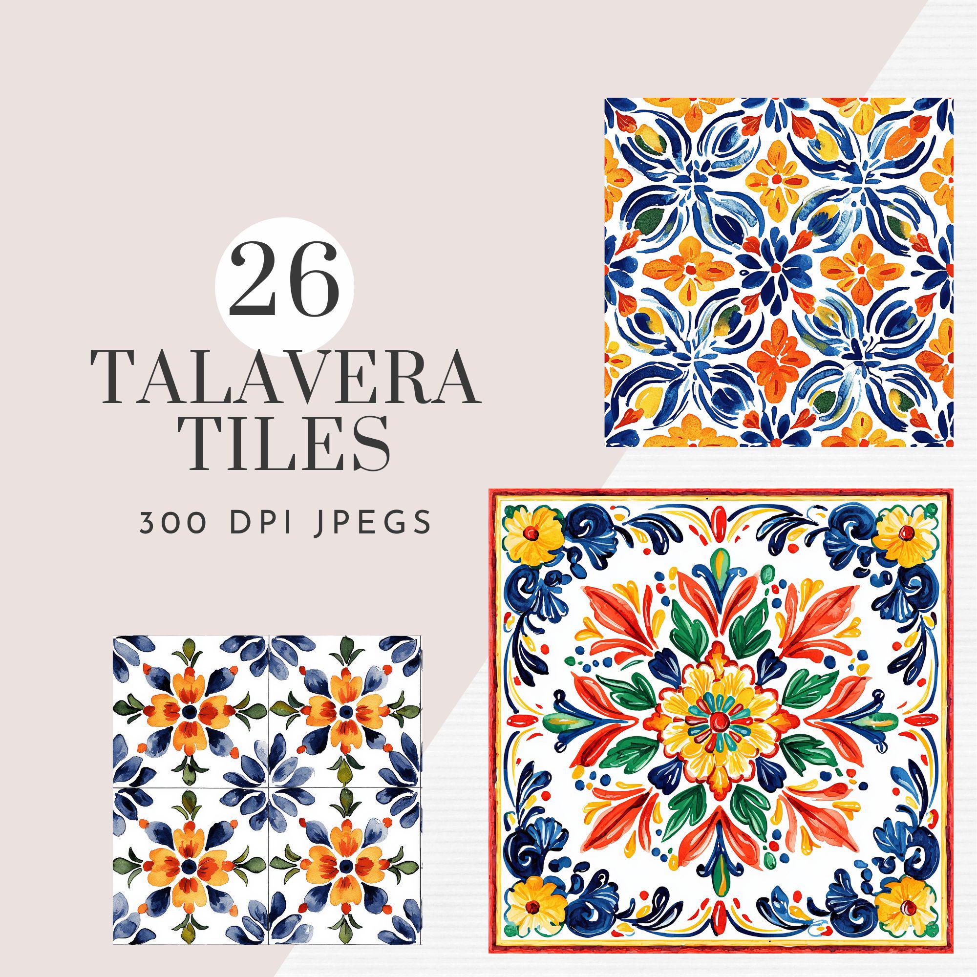 Mexican Talavera Clip Art Set, Mexican Talavera Clipart, Mexican ...