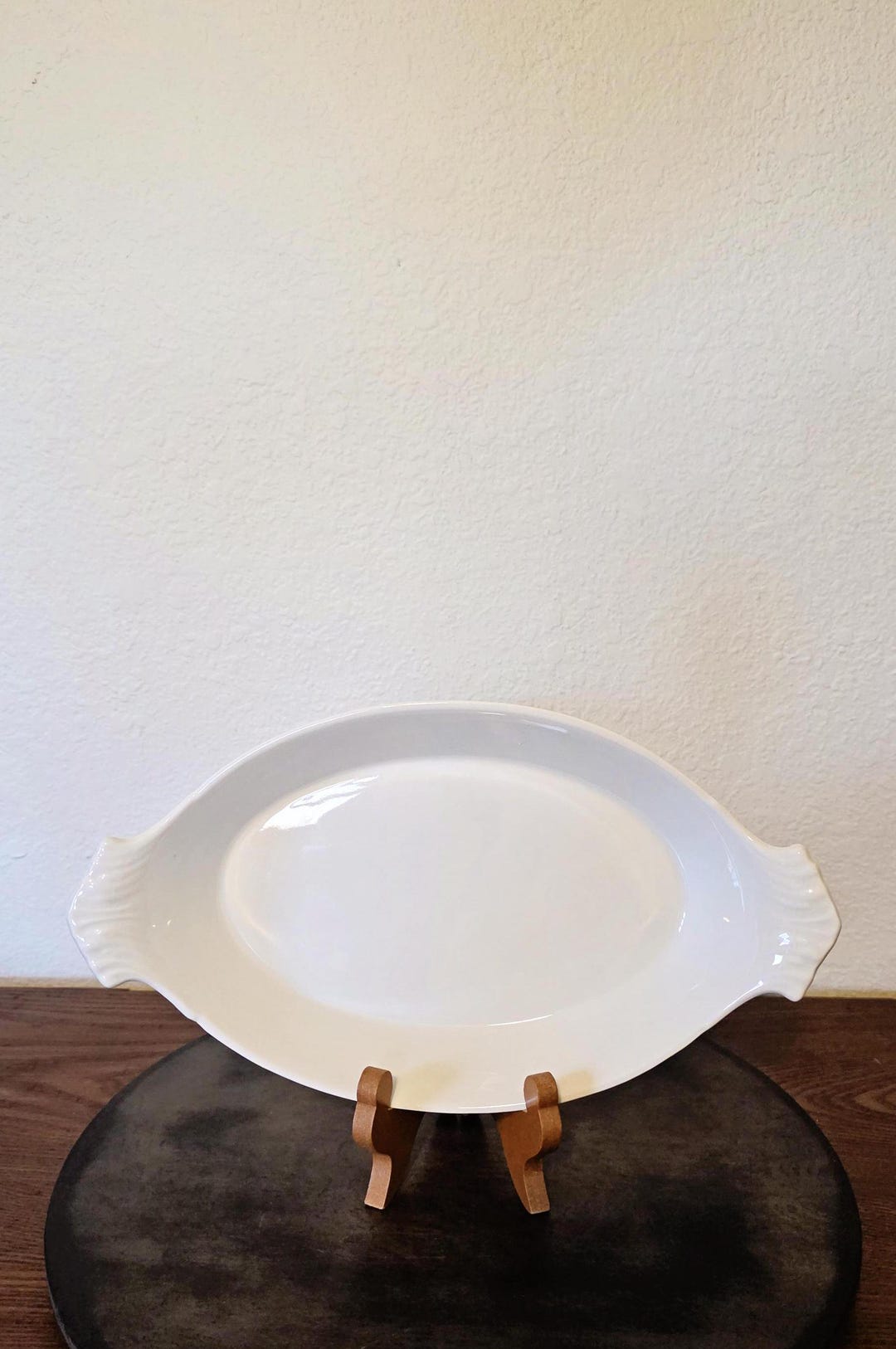 Large #11 Apilco Porcelain Serving Dish Au Gratin French Ceramic Made ...