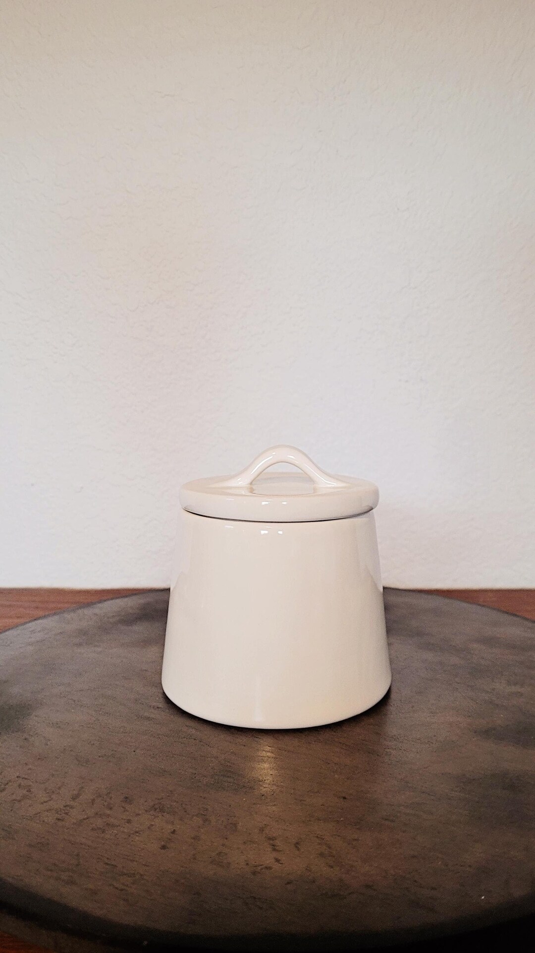 Pottery Barn Studio Cream Sugar Bowl & Lid by Barbara Eigen Stoneware Lidded Crock Farmhouse - Etsy