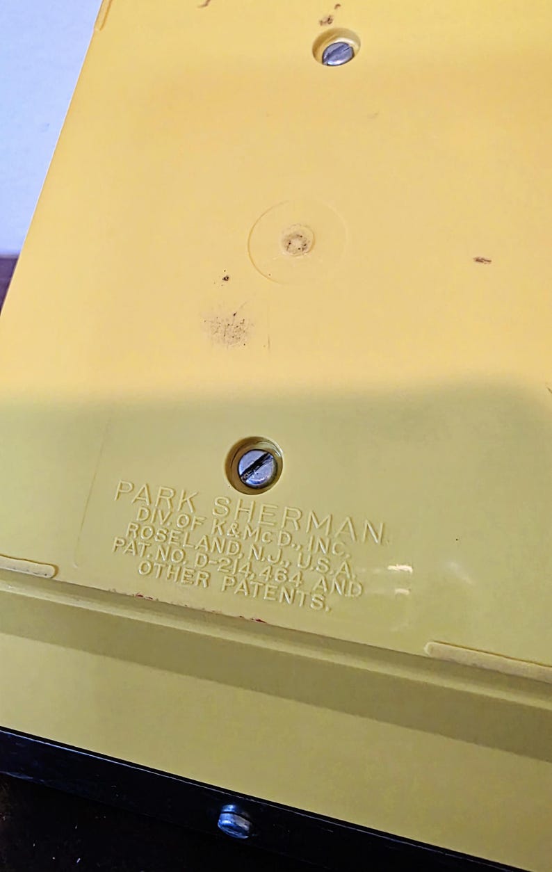 Vintage Park Sherman Yellow Mustard Scale Weighs in Ounces and Grams 1960s Retro - Etsy