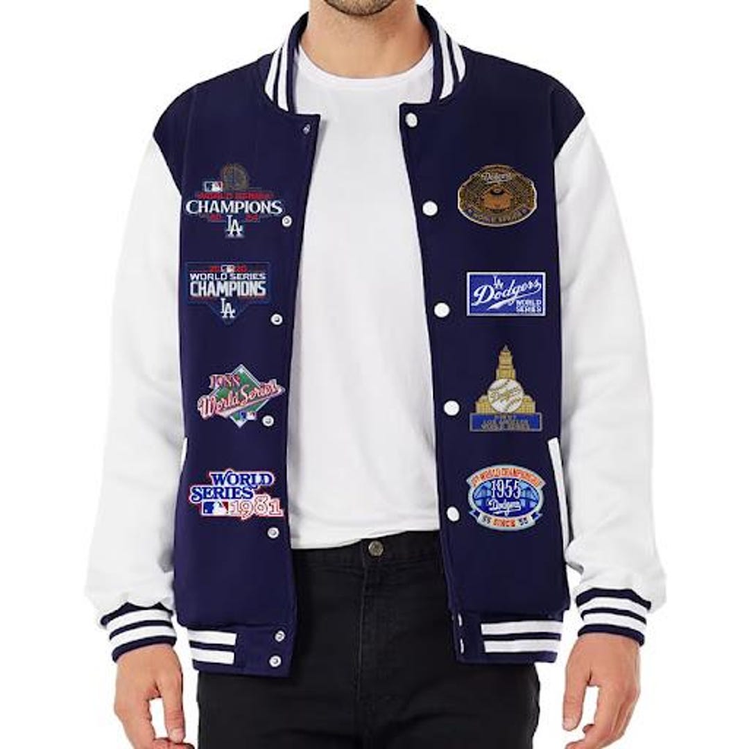 Custom Los Angeles Dodgers Letterman Jacket - World Series Champions ...