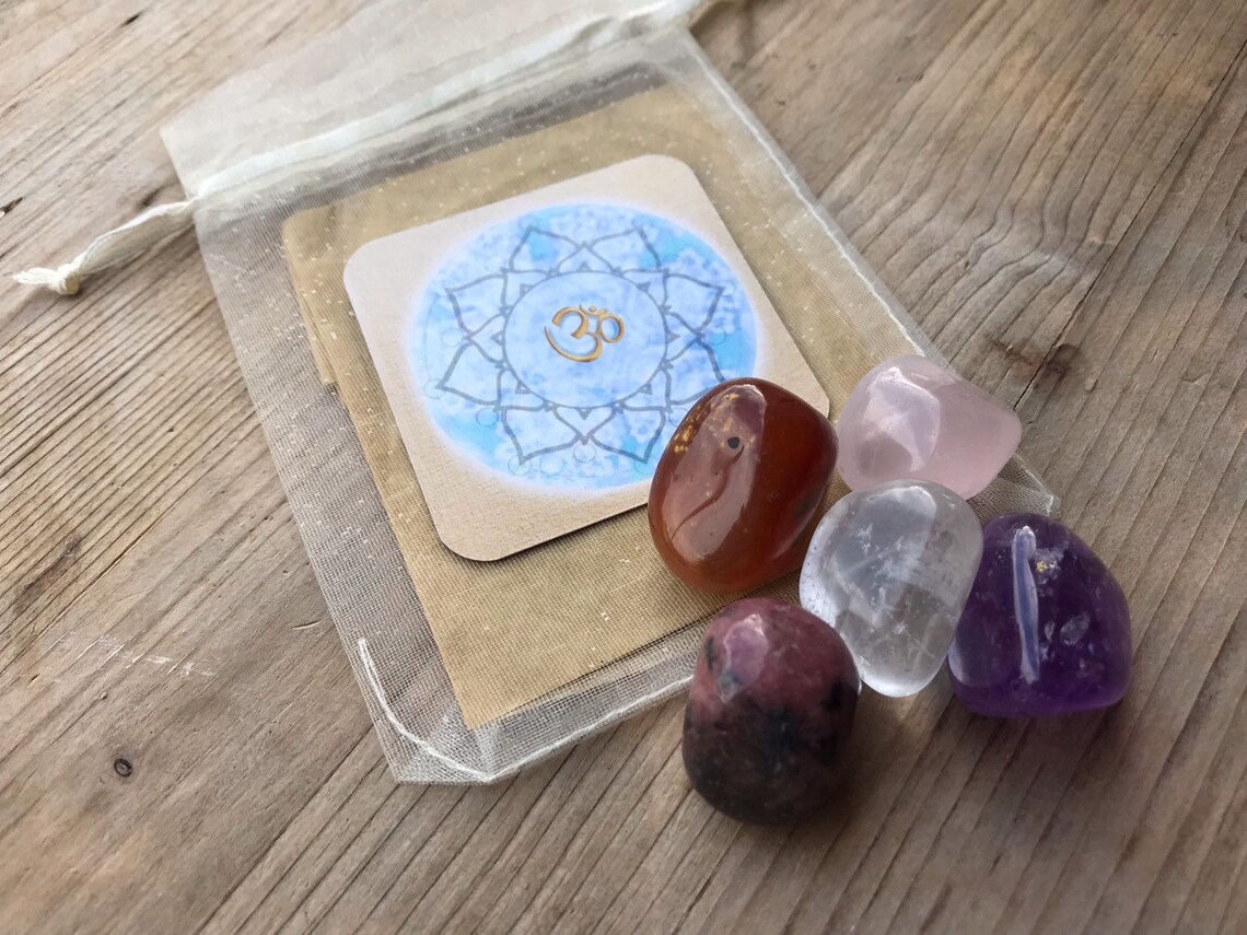BEREAVEMENT PALLIATIVE SET Gemstone Crystals for Dying Death | Etsy