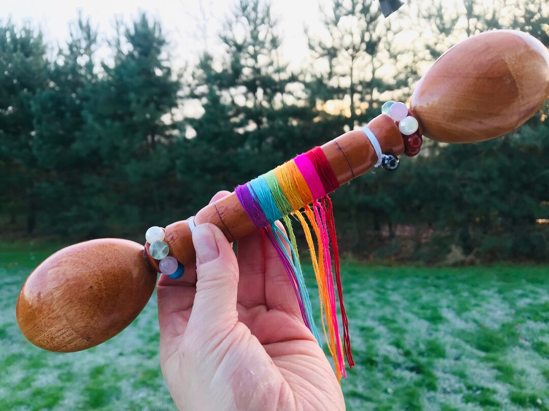 RAINBOW EGG RATTLE Seed Pod Shaker Protection Shamanic Tool - Etsy