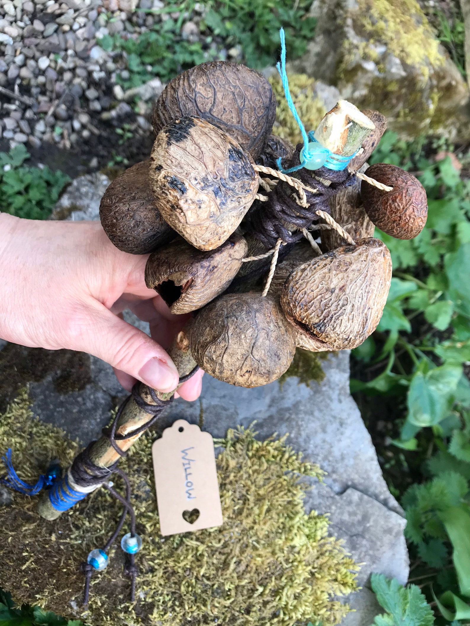 WILLOW RATTLE Moon Magic Seed Pod Shaker Protection Tapar - Etsy UK