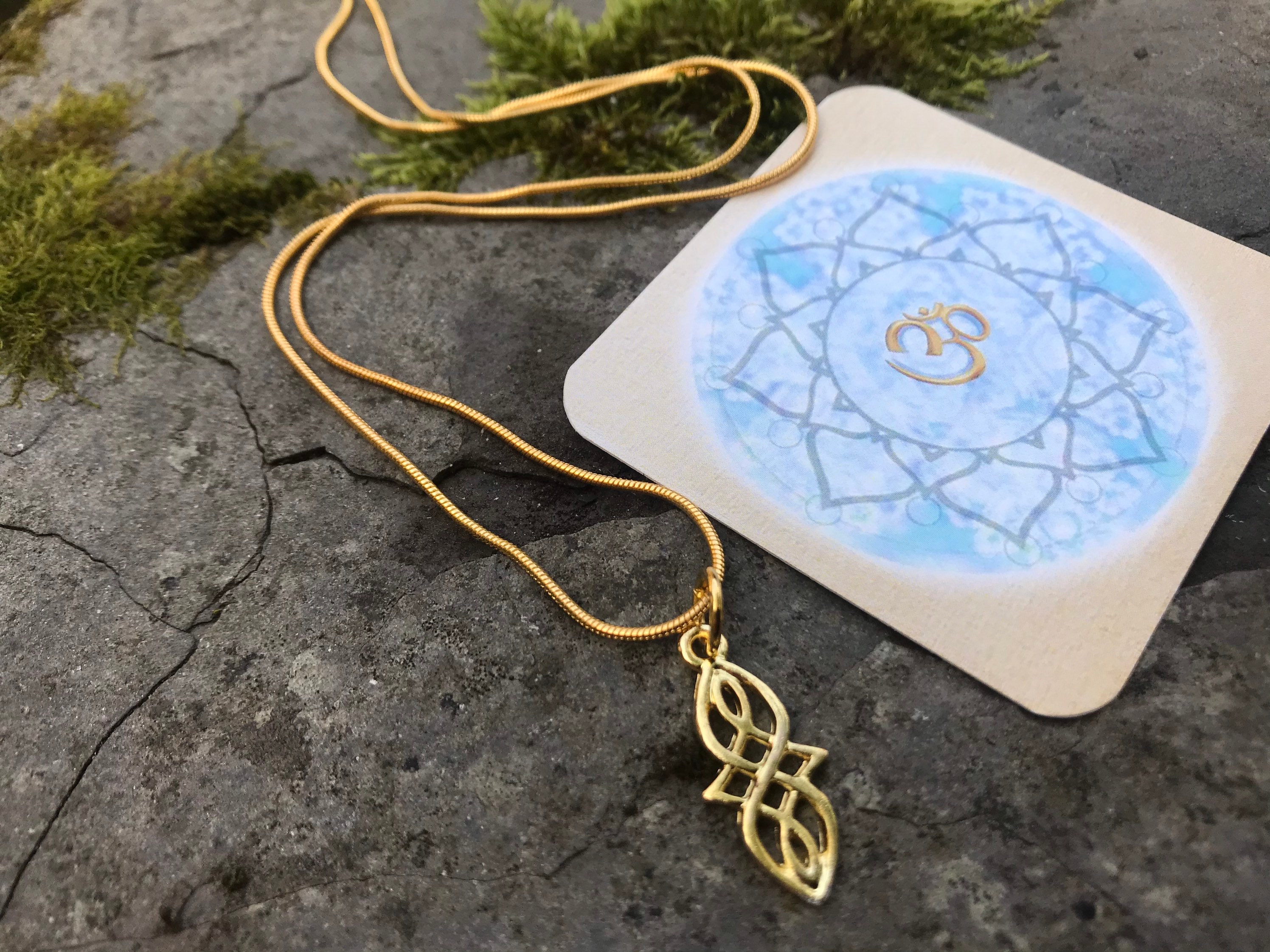 GOLD INFINITY GODDESS Pendant Love Life Fertility Ancient - Etsy UK