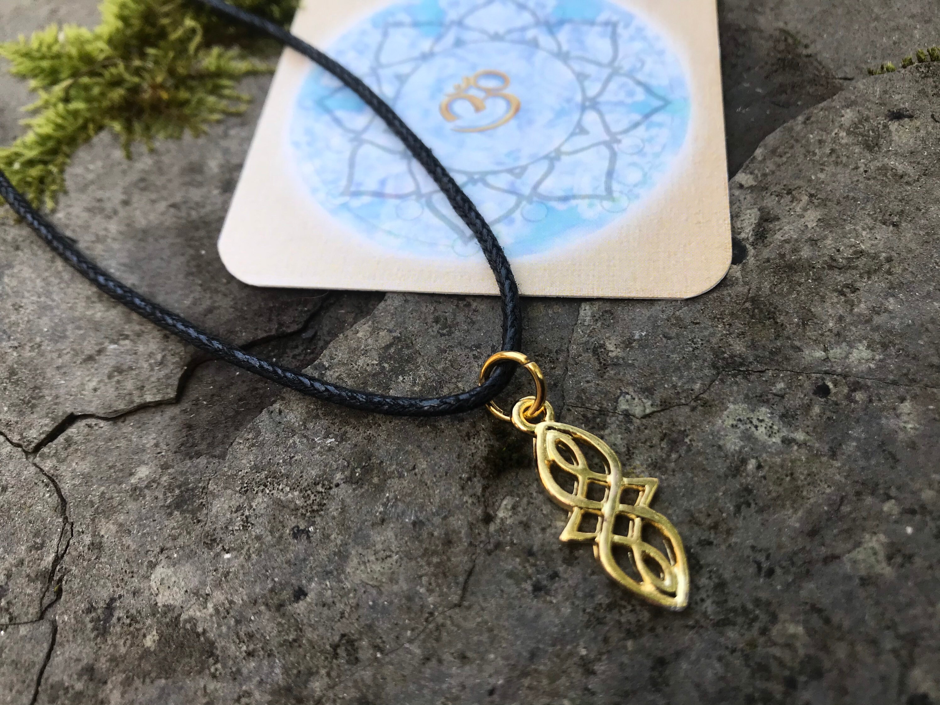 GOLD INFINITY GODDESS Pendant love life Fertility ancient | Etsy