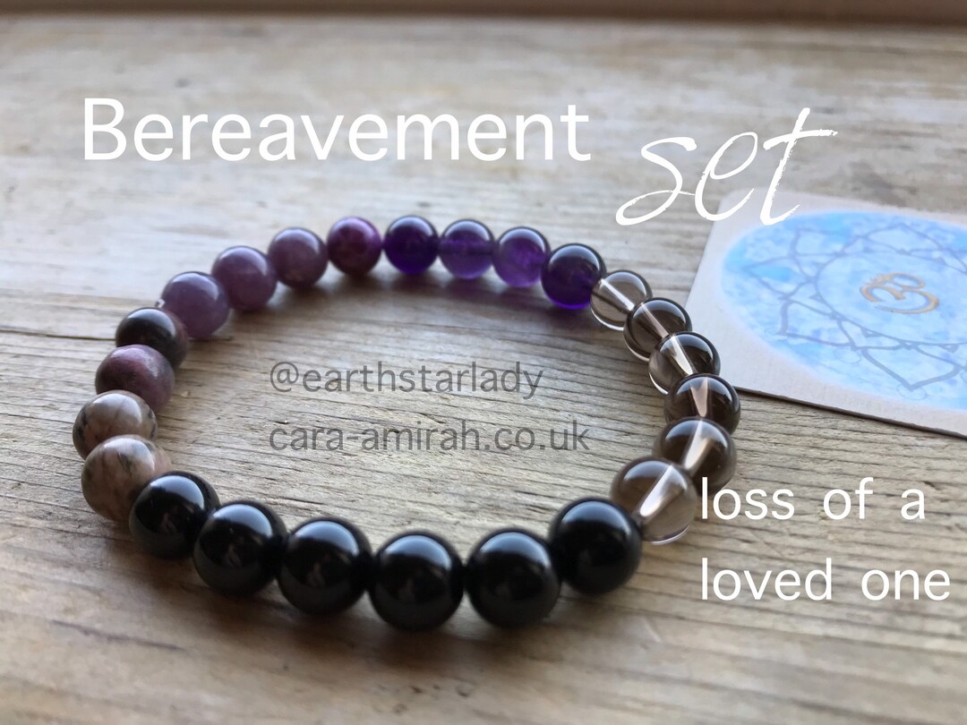 BEREAVEMENT GRIEF HELP Set Bracelet Angel Sad Chronic Depression ...