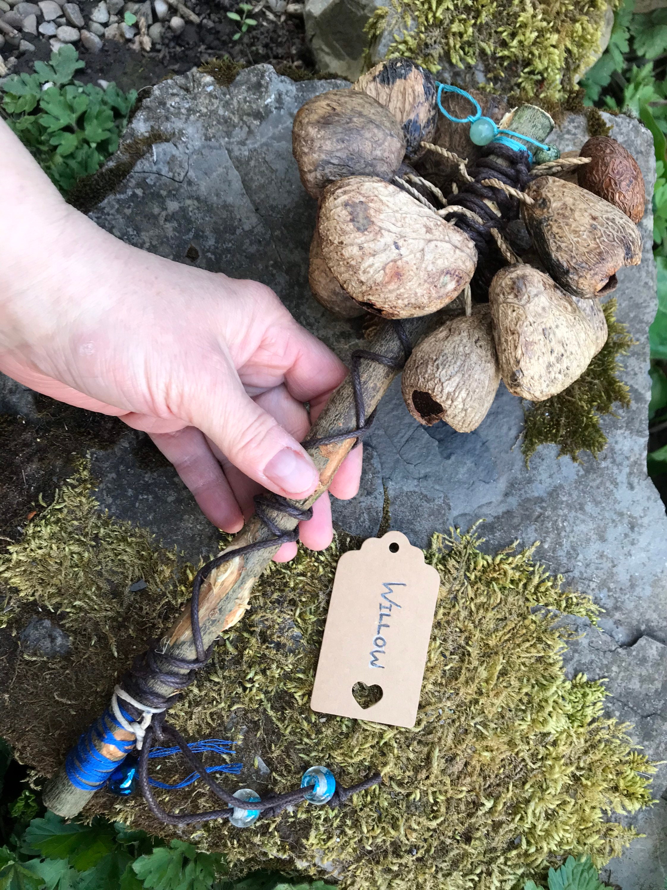 WILLOW RATTLE Moon Magic Seed Pod Shaker Protection Tapar - Etsy UK